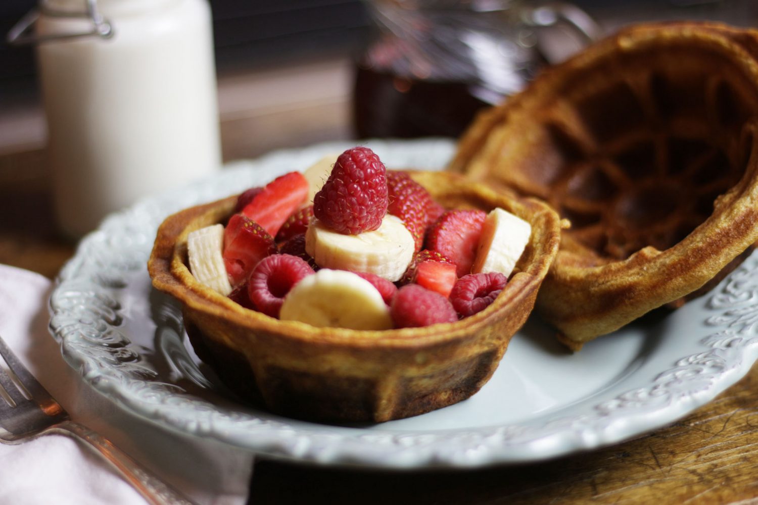 Kefir Sourdough Waffles - Cultured Food Life