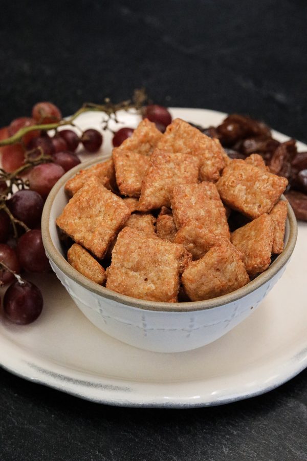 Sprouted Cheesy Crackers - Cultured Food Life