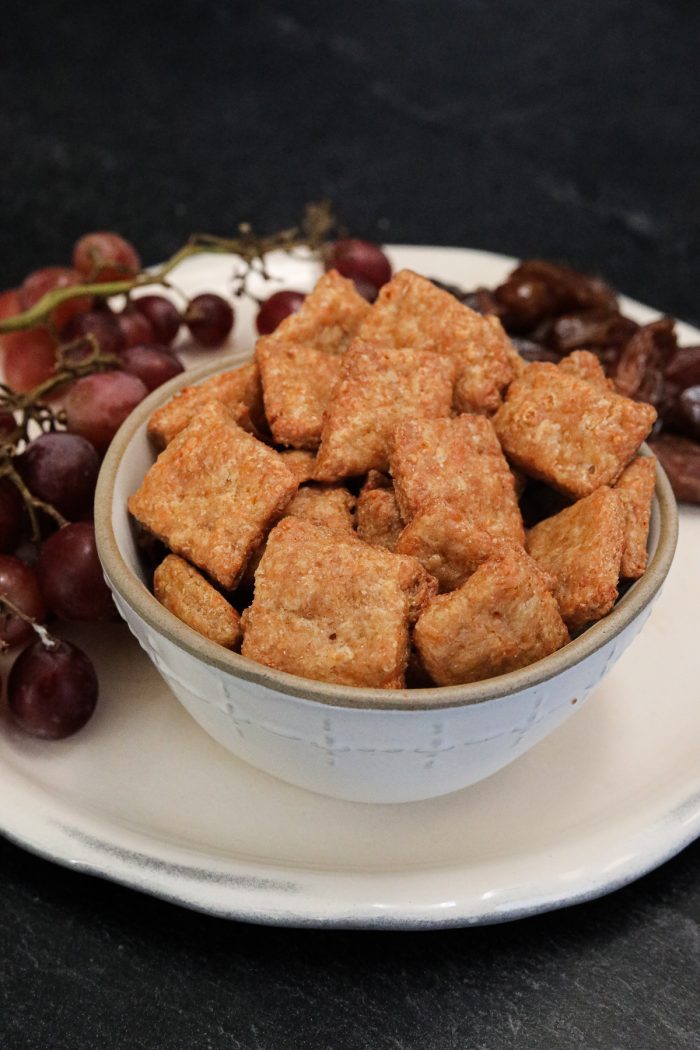 Sprouted Cheesy Crackers - Cultured Food Life