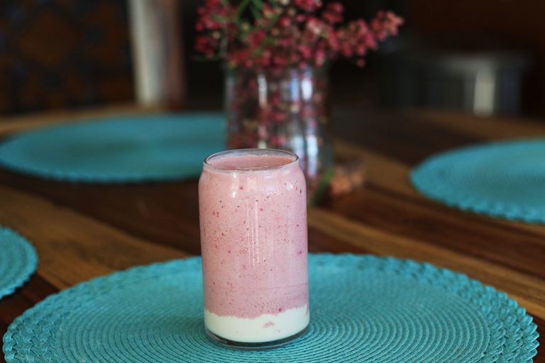 Raspberry Protein Smoothie - Cultured Food Life