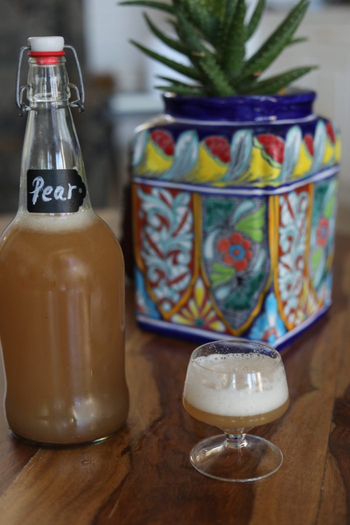 Balsamic Pear Kefir Soda - Cultured Food Life
