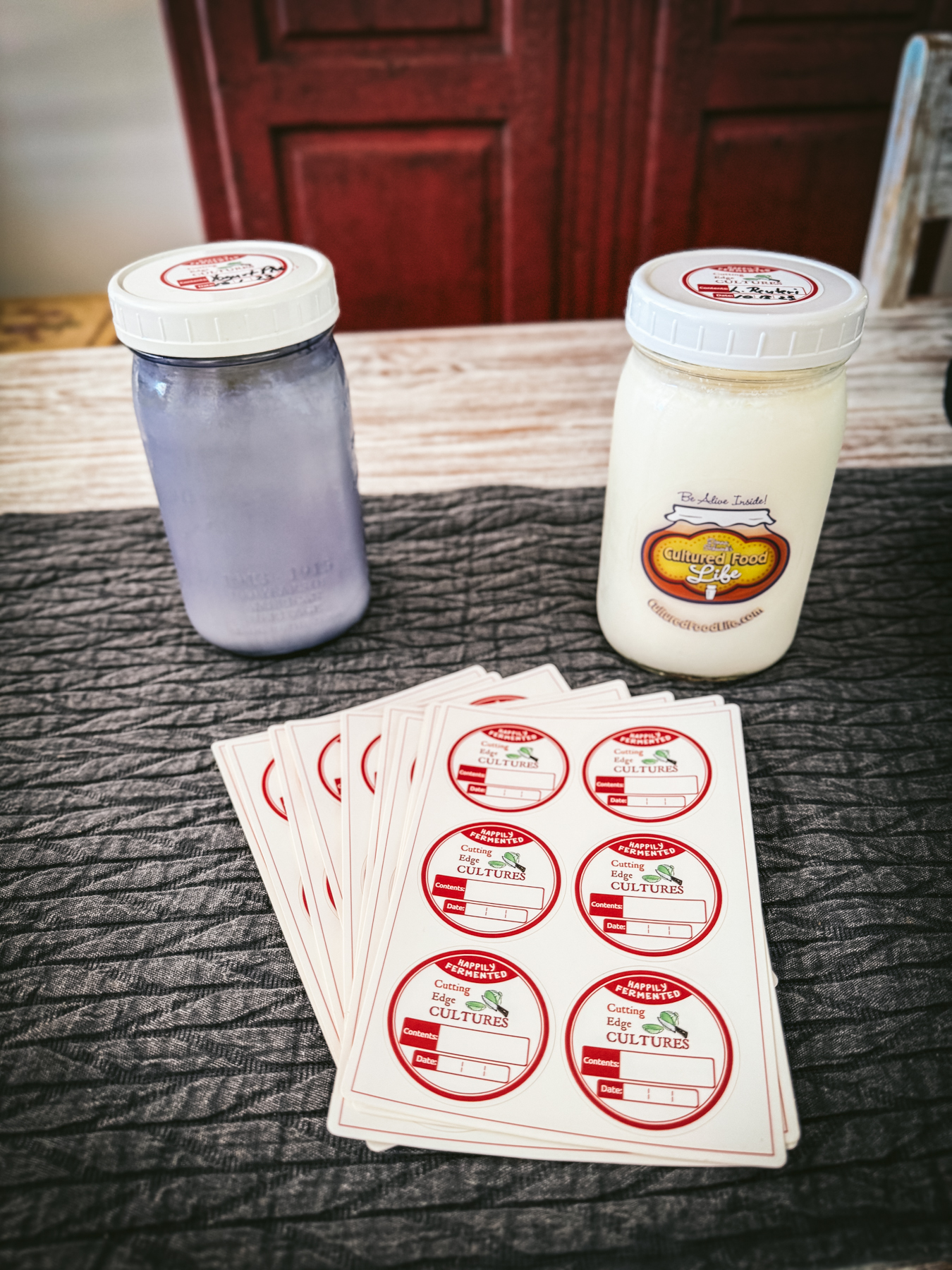 Labels for Fermenting Jars - Cultured Food Life
