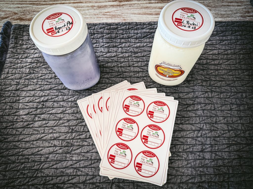 Labels for Fermenting Jars - Cultured Food Life