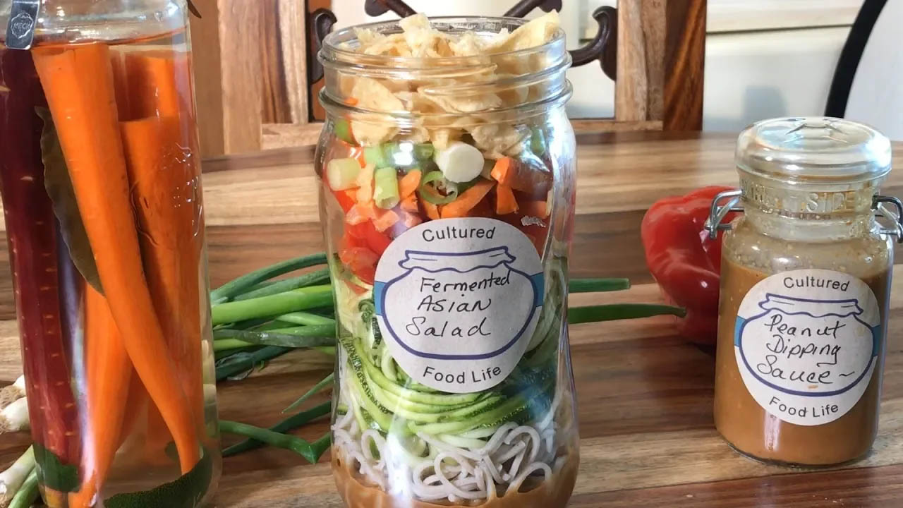 Fermented Asian Salad - Cultured Food Life
