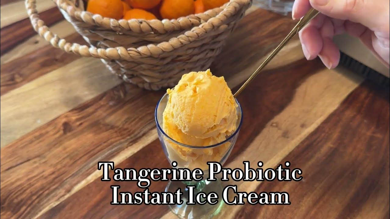 Tangerine Probiotic Instant Ice Cream - Cultured Food Life